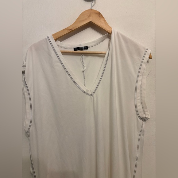 Zara | Dresses | Zara White Midi Dress | Poshmark